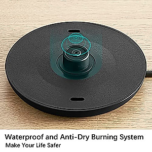 Naibsan Gooseneck Electric Water Kettle,Stainless Steel Electric Tea Kettle,0.8L Pour Over Coffee Kettle