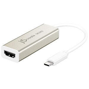 j5create USB Type-C to 4K HDMI Adapter JCA153 / 4K @60 Hz/for MacBook, Chromebook, Type C Laptops