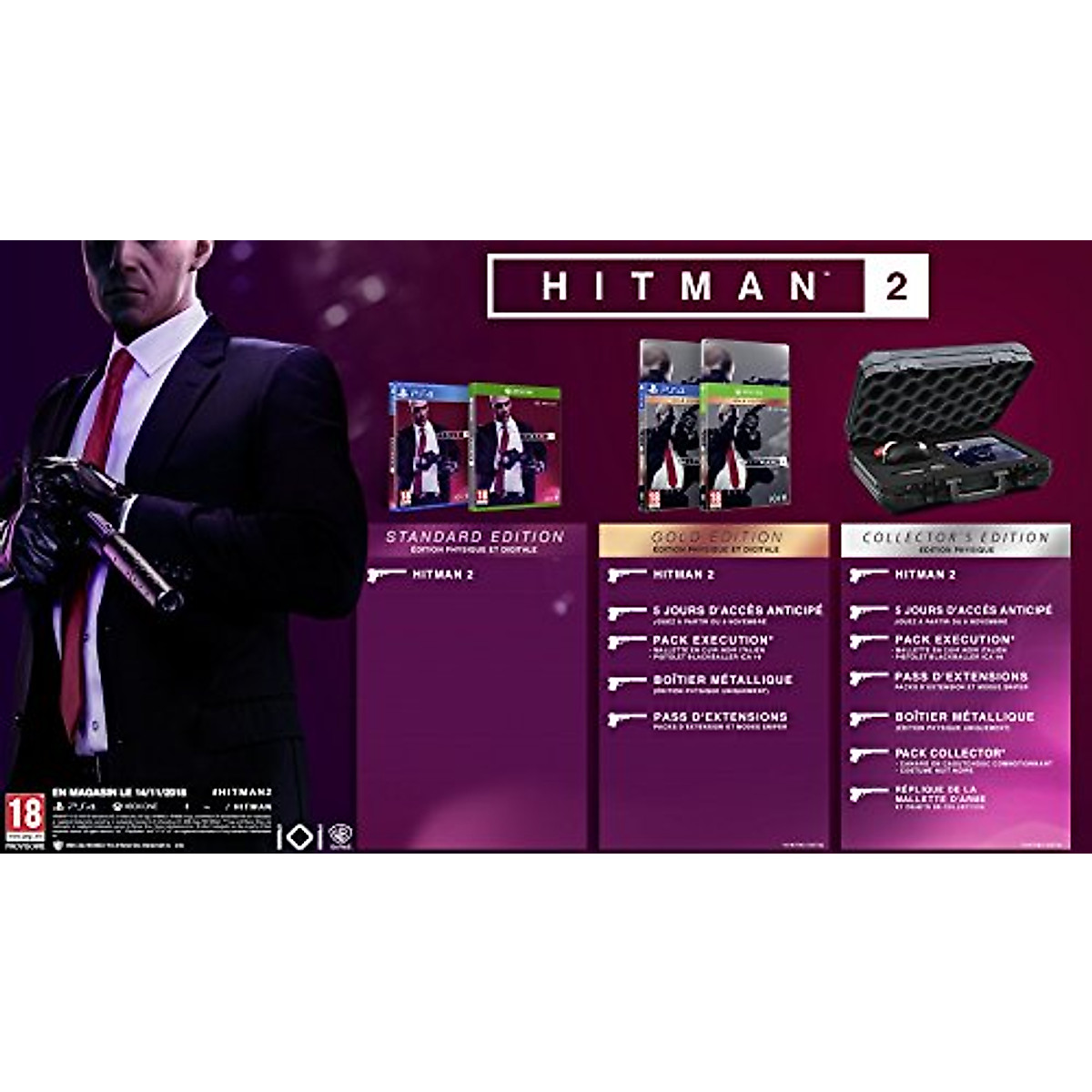 Hitman 2 - Xbox ONE nv Prix