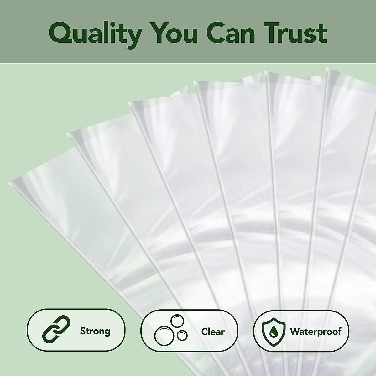 Seal Fresh Cone Cellophane Bags with Twist Ties - 6.3" x 11.8" (200 Count) - Clear Cone Shaped Treat Bags Cellophane Triangle Candy Bags - Cone Shaped Cellophane Treat Bags, Cone Cello Bags, Cone Treat Bags with Ties, Cone Shaped Favor Bags