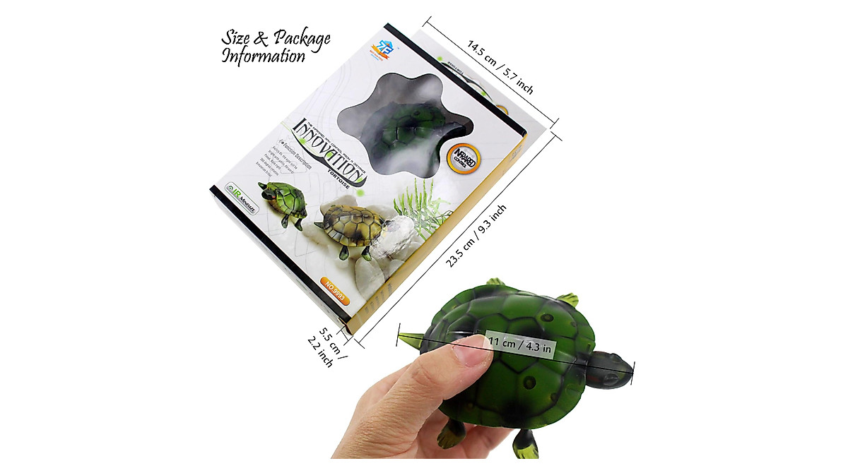 Tipmant RC Turtle Toy - Fun Remote Control for Kids