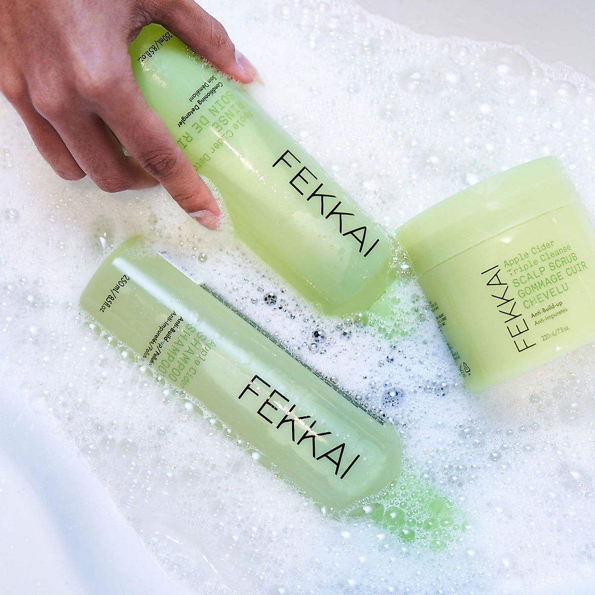 Fekkai Apple Cider Detox Shampoo - 2 oz - Deeply Cleanses & Removes Visible Build-Up - Free of Sulfates, Parabens, Phthalates - Vegan, Cruelty-Free