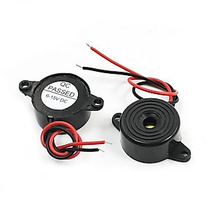 uxcell 2Pcs DC 6-15V HYD-2312 Active Electronic Alarm Buzzer Sounder