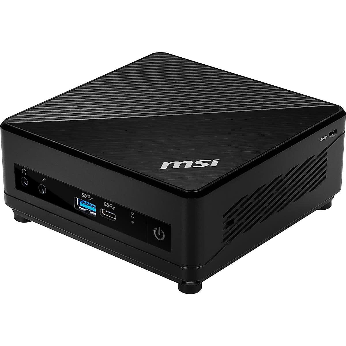 MSI Cubi 5 Mini PC, Intel Core i5-10210U, 8GB Memory, 256GB SSD, WiFi 6, BT 5.1, USB Type-C, Dual Display, Silent, Black, Windows 11 Home (10M-647US)