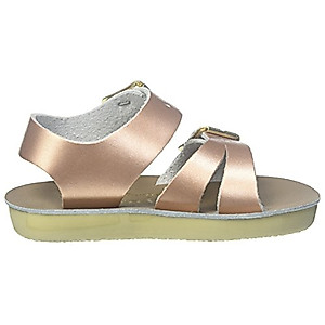 Saltwater by Hoy Baby-Girl's Sun-San Sea Wee-K Flat Sandal, Rose Gold, 2 M US Infant