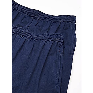 Hanes boys Jersey Short (Pack of 2) Tank Top, Navy, Medium US