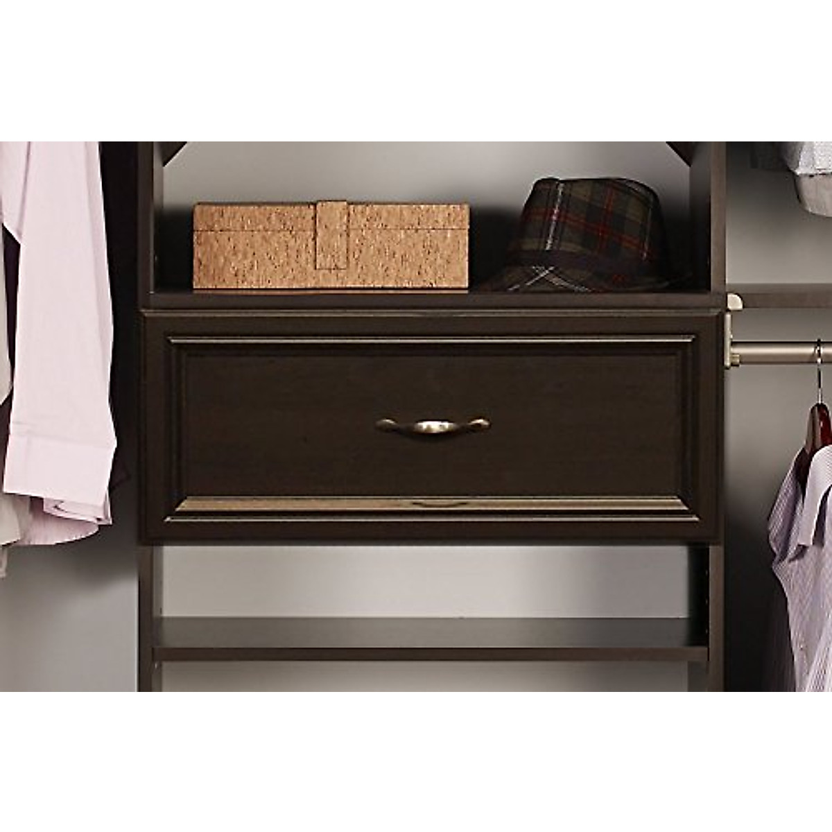 ClosetMaid 78887 SuiteSymphony Starter Tower Kit, 25" X 10" Drawer, Espresso