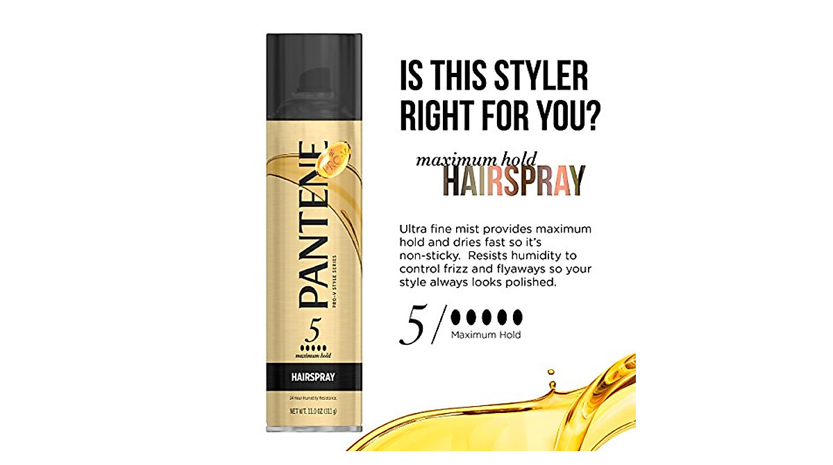 Pantene Pro-V Maximum Hold Hair Spray for 24 Hour Style Control