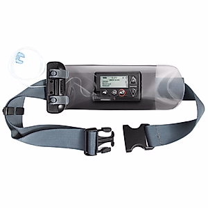 Aquapac Waterproof Insulin Pump Case Small, Made in The UK, 3 Sizes, Belt, Travel Essential, 5 Year Warranty, Eco Friendly, Diabetic, Watersports
