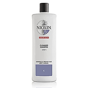 Nioxin System 5 Cleanser Shampoo, Bleached & Chemically Treated Hair with Light Thinning, 33.8 Fl Oz