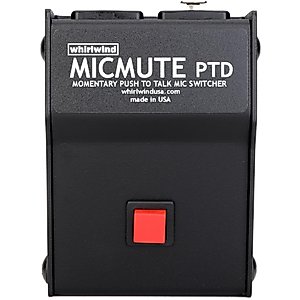 Whirlwind Micmute PTD Desktop Push-to-Talk Microphone Switch