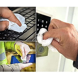 MG Chemicals 8241 IPA 70/30 Presaturated Wipes for Electronics - 140 Wipes in a Resealable Soft Pack, Clear (8241-140)