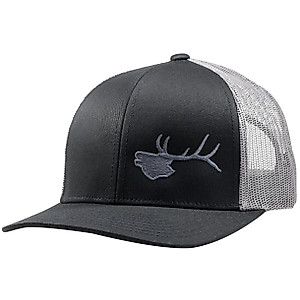 LINDO Trucker Hat - Bugling Elk (black/graphite)
