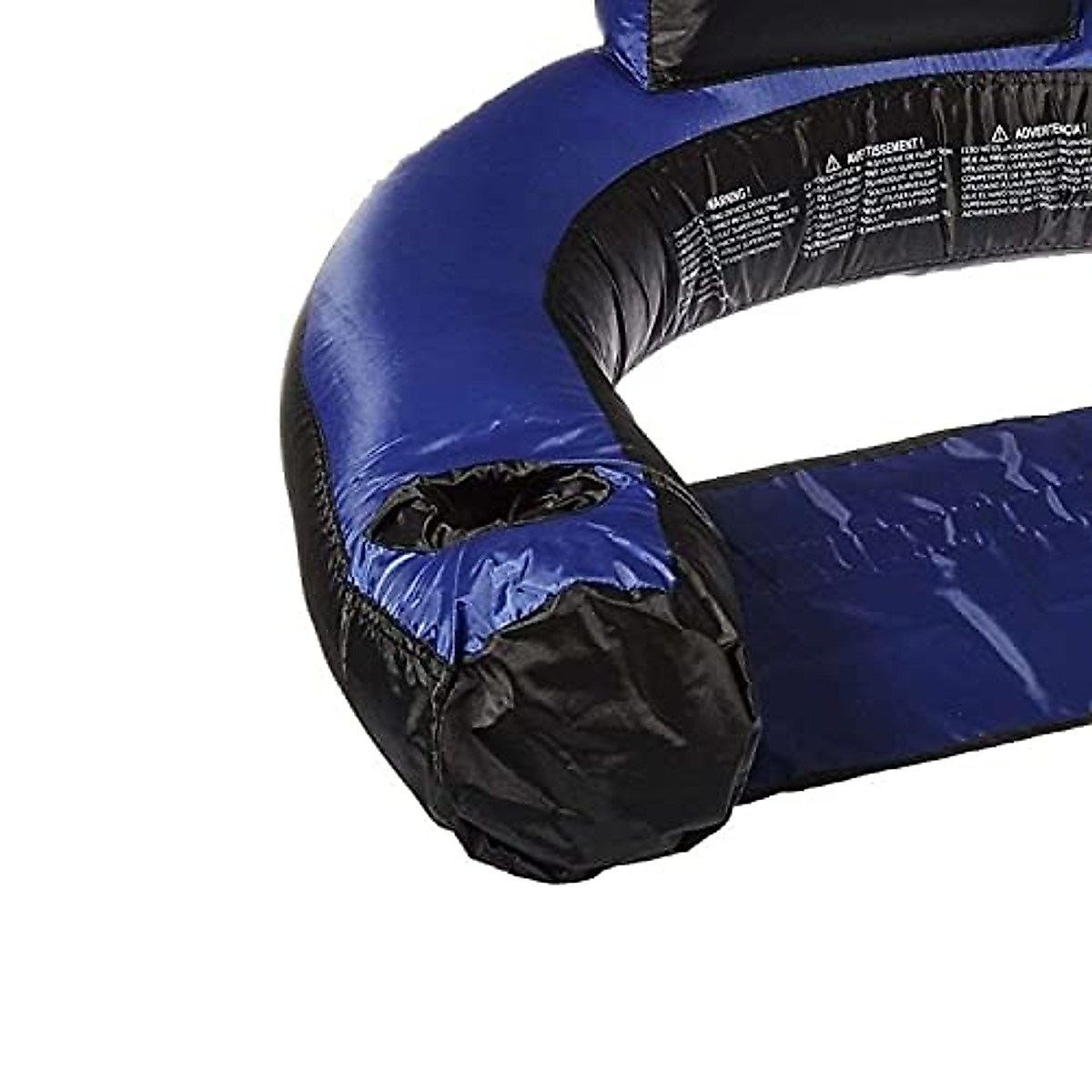 Swimline Inflatable Nylon Covered Swimming Pool U-Seat Chair Float (3 Pack)