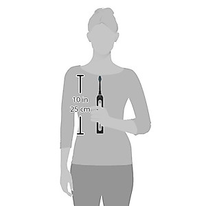 Pyle Health Ultra sonic Wave Rechargeable Electric Toothbrush with 3 brush modes, two minute timer, 2 Oral Brush Heads, Automatic Charging Dock Holder - For Kids, Teens, Adults - PHLTB41BK (Black)