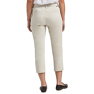 JAG Jeans Maddie Mid-Rise Capris Stone 2 (26" Waist) 24