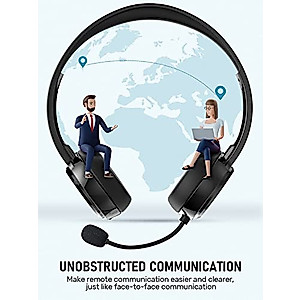 XAPROO USB Headset with Microphone for PC, 3.5mm Headset with Microphone for Laptop, Quality Computer Headset with Mute/Sidetone, USB Headphones with Microphone Noise Canceling for Zoom MS Teams