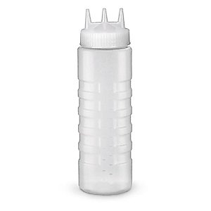 Vollrath 3332-13 Multi-Tip Specialty Squeeze Bottle - Tri Tip, 32 oz. Capacity