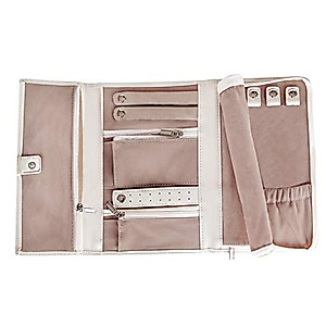 CASE ELEGANCE Vegan Leather Travel Jewelry Case - Jewelry Organizer [Petite]