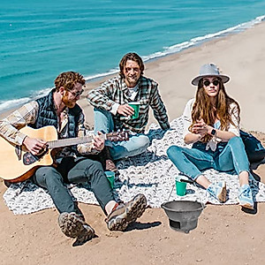 Operitacx Mini Charcoal Grill Camping Stove Portable Barbecue Stove Cast Iron Japanese Hibachi Grill Yakitori Grill Tabletop BBQ Grill for Hot Pot Outdoor Picnic