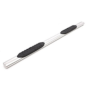 Lund 23984003 Polished Stainless Steel 5" Oval Straight Nerf Bars for 2009-2018 Dodge Ram 1500, 2010-2018 Ram 2500/3500 Crew Cab