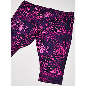 Hanes Comfortblend Women's Plus Size Active Stretch Capri, Wingspan Plum Dream, 3X