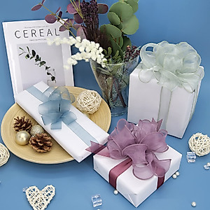 Blavermant Wrapping Paper White Glitter Mini Roll - 17" x 33 ft - Solid Color Paper Perfect for Wedding, Birthday, Christmas, Baby Shower, Valentine's Day