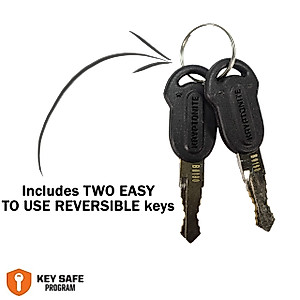 Kryptonite KryptoFlex 815 8mm Key Cable Bicycle Lock, Black