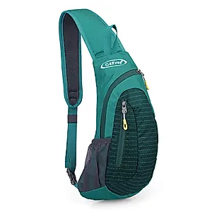 G4Free Sling Bags Men and Women Shoulder Backpack Small Crossbody Chest Sling Backpack (Mint Green)