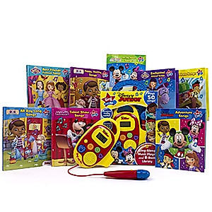 Disney Junior Mickey, Minnie, and More! - Sing with Me Sing-Along Music Player and 8-Book Library - PI Kids