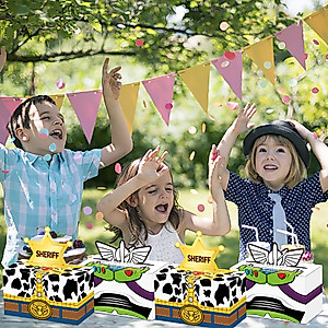 AHIONB Toy Inspired Story Party Favor Treat Boxes, 12 Pcs Present Boxes Paper Gift Boxes, for Theme Birthday Baby Shower Party Supplies Decoration