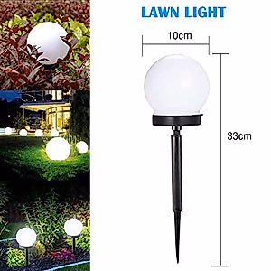 OUSIKA Spot Lights Outdoor Solar Garden Light Waterproof LED Bulb Pathway Landscape Light Home Yard Patio Driveway Lawn Light Outdoor Camping Lights Spotlights