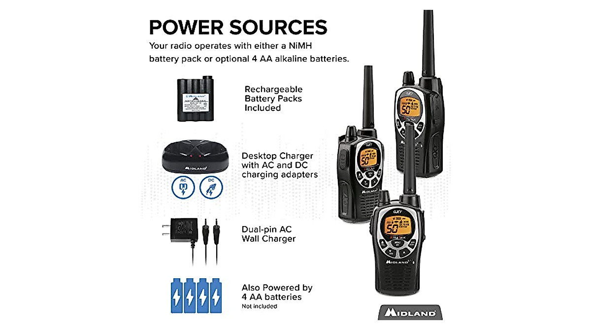 Midland GMRS Two-Way Radio 3-Pack - Ultimate Communication
