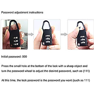 Portable Bike Motorcycle Helmet Anti-Theft 4 Digit Combination Password Padlock,Perfect Bike Accessories,Perfect Bike Accessories Black