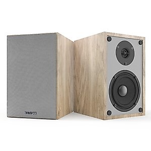BESTISAN Bookshelf Bluetooth Speakers, Powered 2.0 Stereo 50W Home Audio Bookshelf Stereo Speakers for Turntables, Record Player, Desktop, TV, RCA Input, Wooden Enclosure, Pair