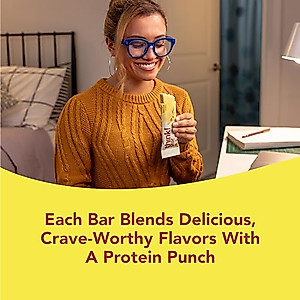 think! Protein Bars, High Protein Snacks, Gluten Free, Kosher Friendly, Lemon Crisp, 10 Count (Packaging May Vary)