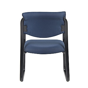 Boss Office Products Fabric Guest Chair in Blue