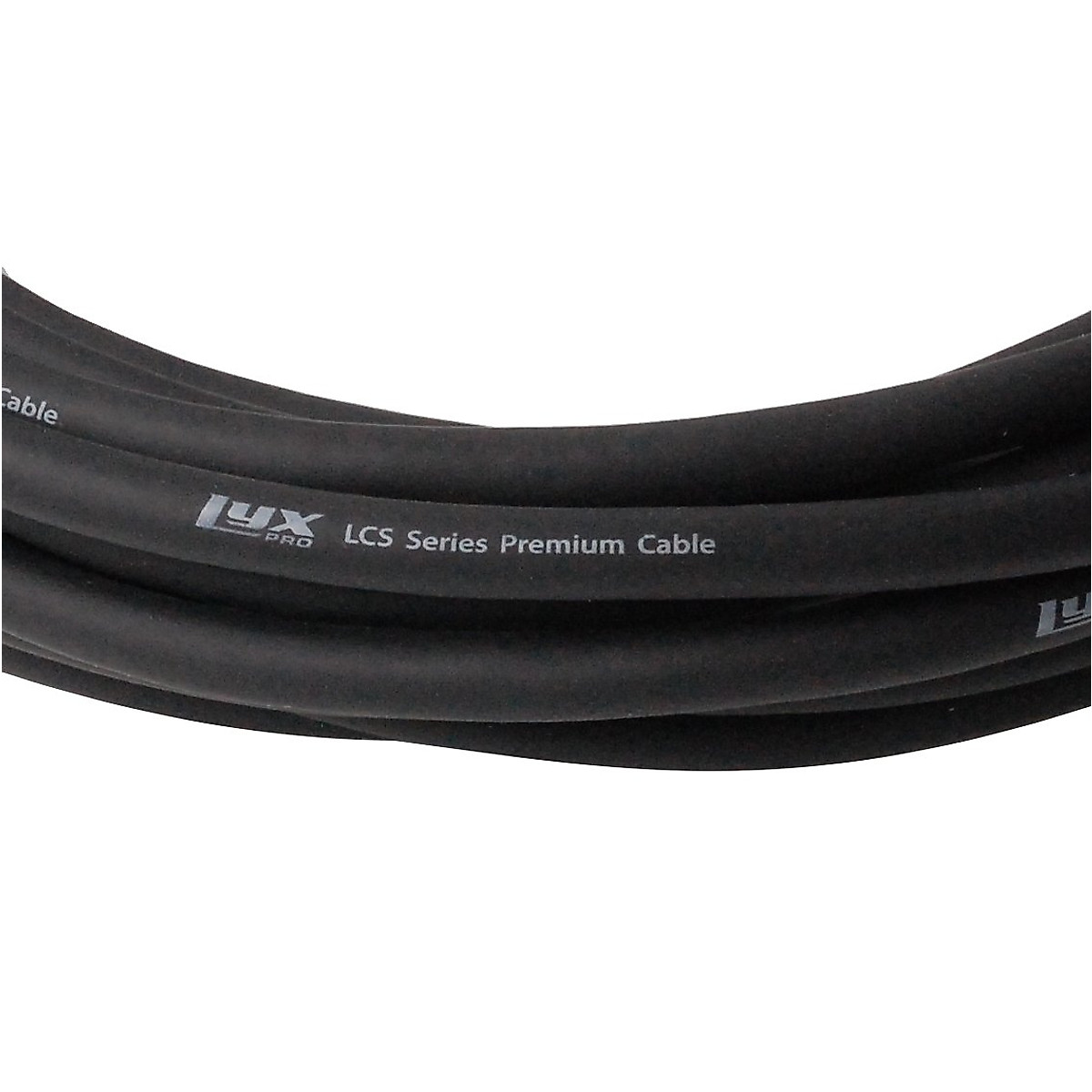 LyxPro Quad Series 25 ft XLR 4-Conductor Star Quad Balanced Microphone Cable for High End Quality and Sound Clarity, Extreme Low Noise, Black