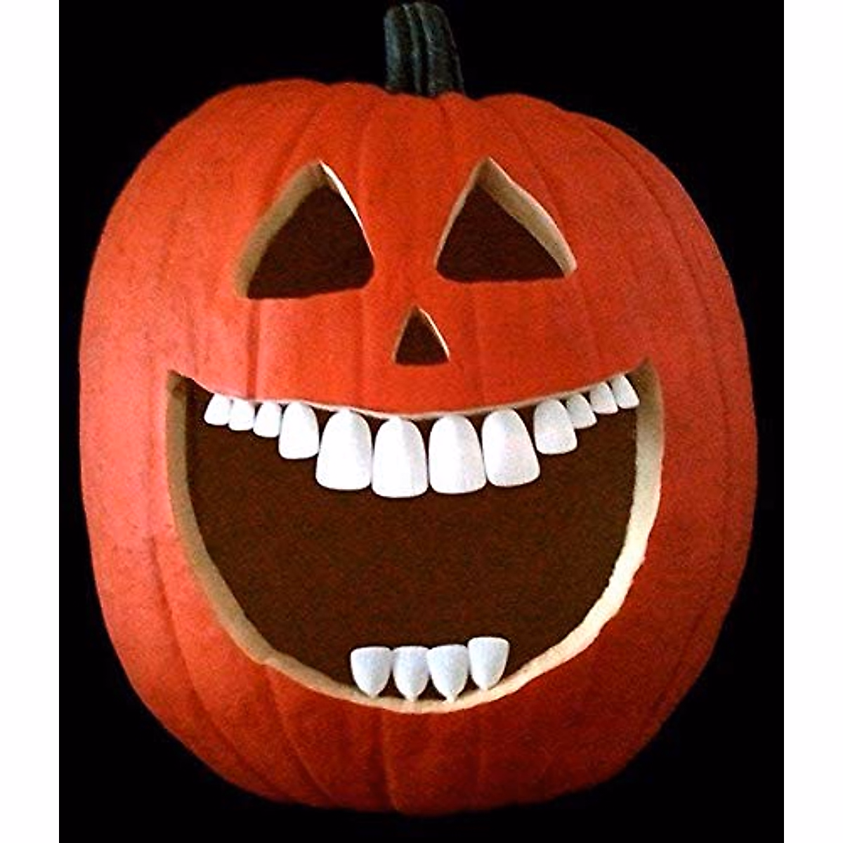 Halloween Pumpkin Carving Kit - Pumpkin Teeth for your Jack O' Lantern (White - 18 Fang, 18 Shark, 18 Buck)