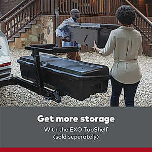 Yakima EXO SwingBase 2 Inch Hitch Swinging Base Rack Storage System with Accessory Arm, HitchLock, and 2 SKS Locks for EXO Accessories, Black