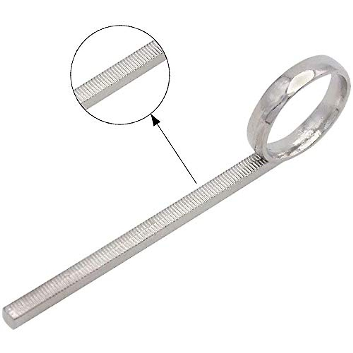 Jiayouy 3 Set B Flat Trumpet Valve Slide Finger Ring with Holder Screw for Trumpet Accessory Replacement