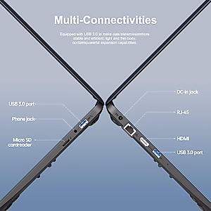 14" Laptop Computer, 8GB RAM 256GB SSD, Quad-Core Intel Celeron N4120 Processors, Windows 11 Laptops Computers 2.4G/5G WiFi,BT4.2, Webcam, HD Display, Long Battery Life,Ultra Slim,HDMI