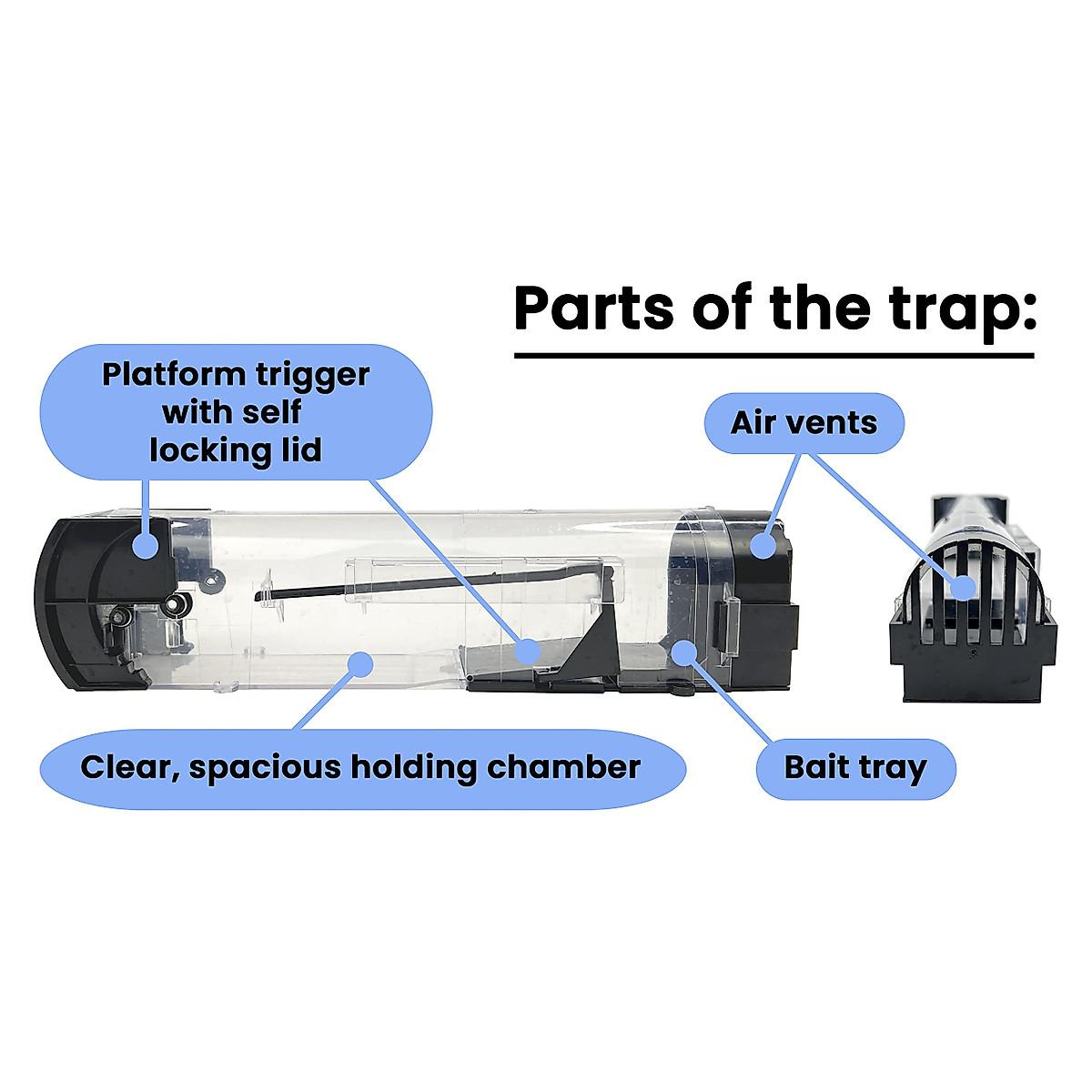 Home and Country USA Humane Mouse Trap - Our Mouse Traps are designed as a live mouse trap for those who want to quickly and easily remove a mouse the right way. (2)