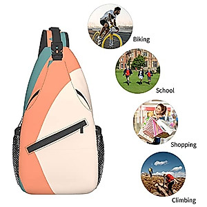 DTBAOTID Sling Bag Crossbody Shoulder Chest Travel Backpack For Women & Men,Lightweight Shoulder Chest Hiking Daypack