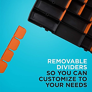 beyond by BLACK+DECKER Drill Bit Set, 14-Piece with Tool Organizer, 22-Compartment, 2-Pack (BDA14BODDAEV & BDST60714AEV)
