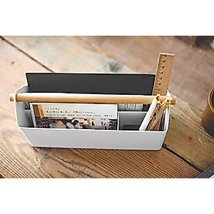YAMAZAKI home Desk Organizer, White