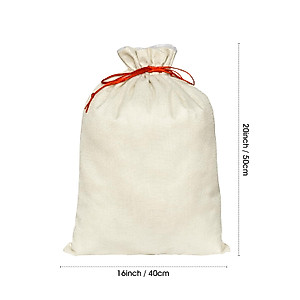 Horaldaily 3PCS Christmas Gift Bag Christmas Sacks for Presents 16x20 Inch,Merry Christmas Falala Stocking Storage Sack Present Xmas Gift Bags Party Favors Bags