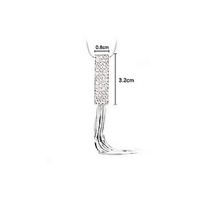 Cathercing Rhinestone Tassel Pendant Long Necklace for Women Sweater Chain Statement Necklace Choker Adjustable Elegant Jewelry Crystal Accessories Dressy Collocation Winter Evening Party Wedding