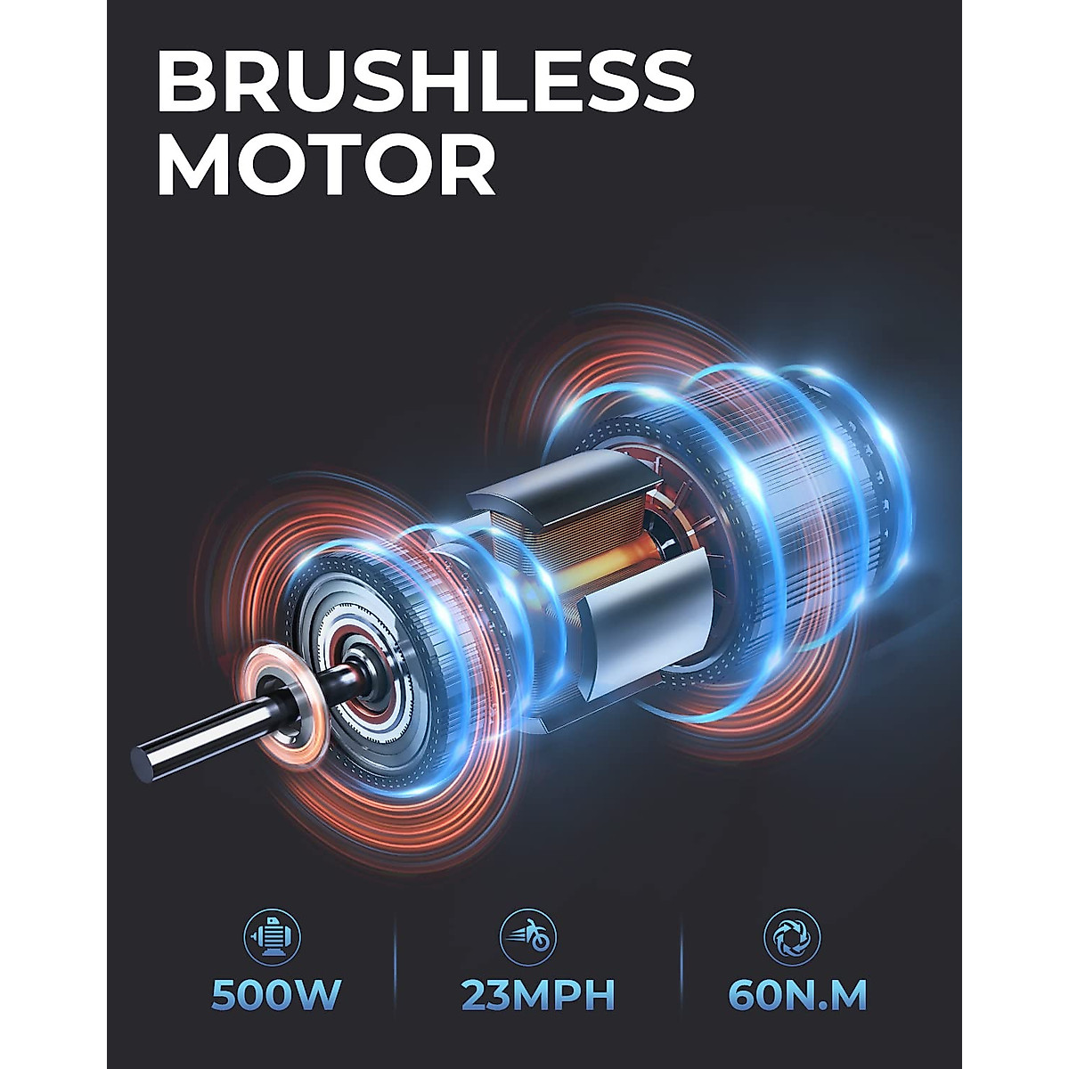 Mukkpet Suburban Electric Bike for Adults 500W Electric Mountain Bikes 26'' * 4.0 All Terrain Tire Electric Bicycle 48V 13AH BMS Removable Lithium Battery Shimano 7-Speed Electric Bike