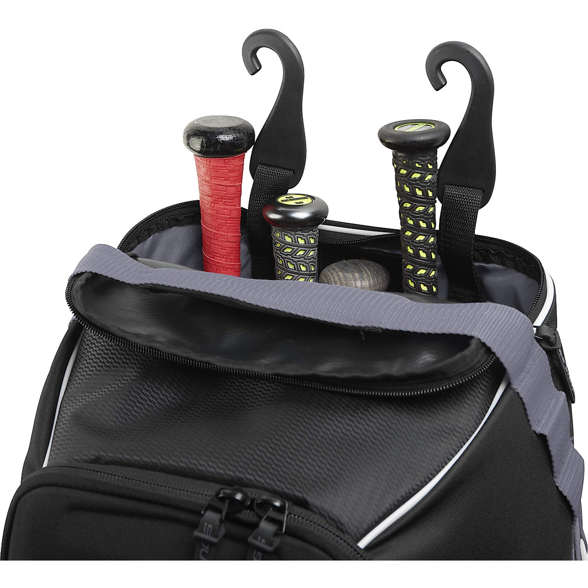 Rawlings | R1502 Wheeled Catcher's Bag | Baseball/Softball | Black